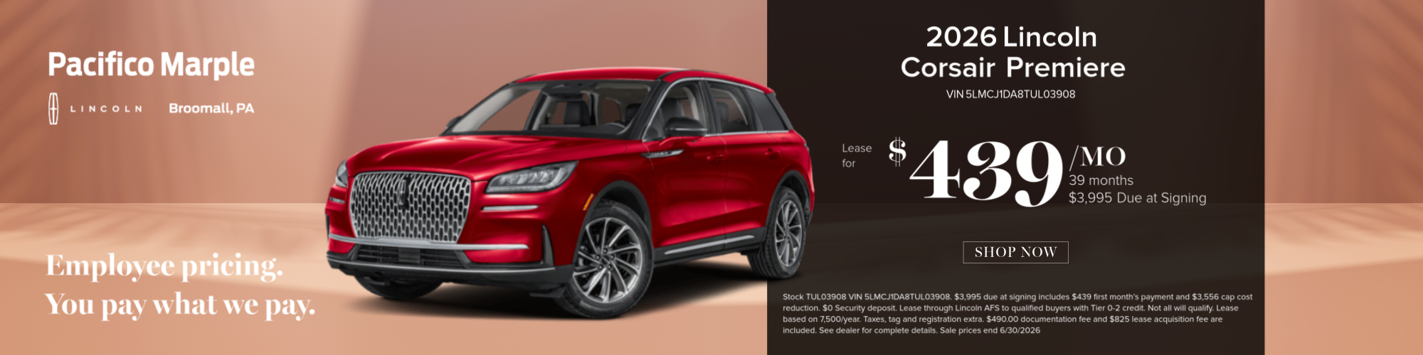 New and Used Lincoln Dealer located in Broomall - Pacifico Marple Lincoln